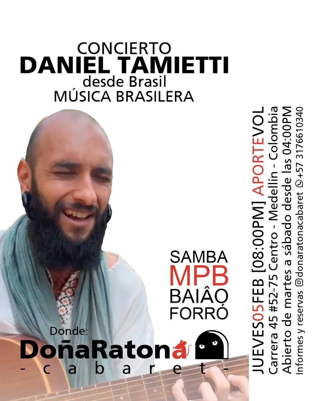 Concierto Daniel Tamietti - Infolocal - Comfenalco Antioquia